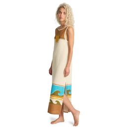 Billabong Kleid 'Babe' Damen Gr&ouml;&szlig;e 40 beige / aqua / hellbraun / oliv Sommerkleid