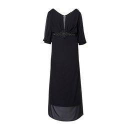 Ulla Popken Kleid Damen Gr&ouml;&szlig;e 46 schwarz Sommerkleid