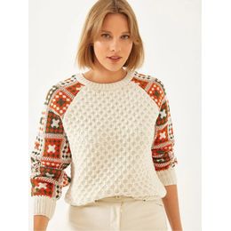 Bianco Lucci Pullover 'Pullover' Damen Gr&ouml;&szlig;e S/L elfenbein