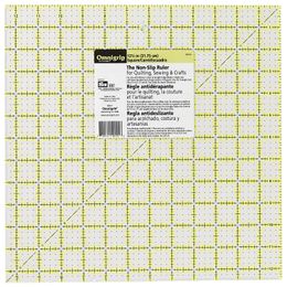 Prym Anti-Rutsch-Lineal "Omnigrip", in Inch-Einheit, Gr&ouml;&szlig;e: 12,5 x 12,5 Inches