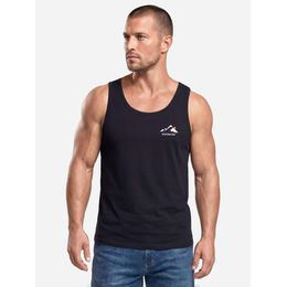 Neverless Shirt 'Minimalistic Mountain' male size L Black