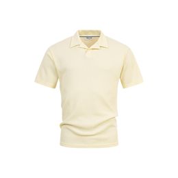 INDICODE Jeans Poloshirt ' INBimmer ' Herren Gr&ouml;&szlig;e XL hellbeige