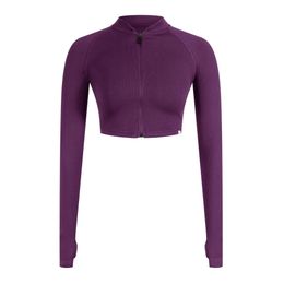 Smilodox Trainingsjacke 'Harly' Damen Gr&ouml;&szlig;e M dunkellila