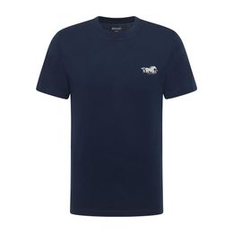Mustang T-Shirt 'Austin' Herren Gr&ouml;&szlig;e 6XL hellbeige / navy