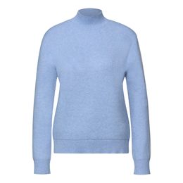 Street One Pullover Damen Gr&ouml;&szlig;e XXXL hellblau / wollwei&szlig;
