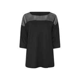 Shape Of You Bluse Damen Gr&ouml;&szlig;e 5XL schwarz