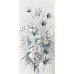 &Ouml;lgem&auml;lde &raquo;handarbeit BLUMEN 40x80 cm &ndash; Wandbild Kunst Deko modern&laquo; Blumen Blumenbilder Kunst Modern Pflanzen Pflanzenbilder 1 Stk. tlg. handgefertigt