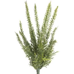 Kunstblume &raquo;Erikabusch mit 15 Stielen&laquo; wei&szlig; Kunststoff &Oslash;/H: 12cm x 29cm, 2 Stk.