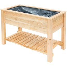 WESTMANN Hochbeet &raquo;E_mily&laquo; 100 % FSC zertifiziertes L&auml;rchenholz braun Holzwerkstoff B/H/T: 120cm x 65cm x 75cm