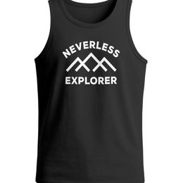 Neverless Shirt 'Bergkette' male size XXL Black