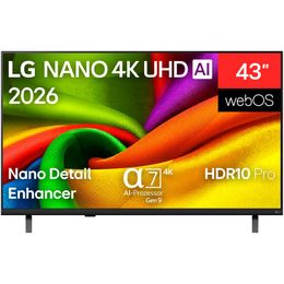 LG DLED-Fernseher &raquo;43NU850B6LA&laquo; 108 cm/43 &prime;&prime; Smart-TV schwarz 4K Super Upscaling und Dynamic Tone Mapping sorgen f&uuml;r optimierte Bilddarstellung sowie 