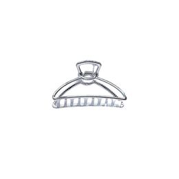 Soho Hair Accesoires Haarschmuck 'Feeny Extra Small Metal Hair Claw - Silver' Damen Gr&ouml;&szlig;e 2.5 cm x 2.5 cm silber