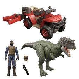 Mattel Actionfigur &raquo;Jurassic World Quad-Set mit Fangklaue&laquo; Kunststoff Einheitsgr&ouml;&szlig;e