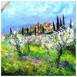 Artland Wandbild &raquo;Spring in Provence&laquo; Wiesen & Baumbilder 1 Stk. tlg. als Alubild, Leinwandbild, Poster, Wandaufkleber in verschied. Gr&ouml;&szlig;en Vinyl B/H/T: 70cm 
