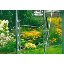 Vitavia Fenster &raquo;Lamellenfenster&laquo; f&uuml;r Gew&auml;chsh&auml;user, BxH: 16x45 cm silber Aluminium B/H/L: 61cm x 45cm