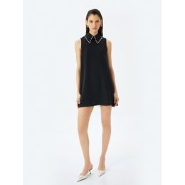 KOTON Kleid Damen Gr&ouml;&szlig;e 40 schwarz Sommerkleid