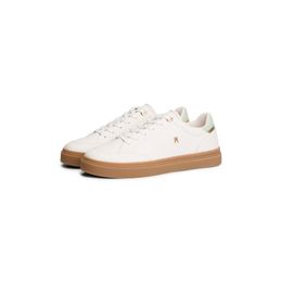 Tommy Hilfiger Damen Plateausneaker &raquo;TH CHIC SNEAKER ELEVATED&laquo; , Freizeitschuh, Halbschuh, Schn&uuml;rschuh mit Kontrastbes&auml;tzen wei&szlig; 35