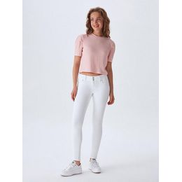 LTB Jeans "Molly M" - Slim fit - in Wei&szlig; - 47% | Gr&ouml;&szlig;e W30/L34 | Damenjeans