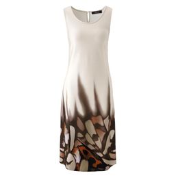 Aniston Selected Kleid Damen Gr&ouml;&szlig;e 36 beige / cognac / dunkelbraun / eierschale Sommerkleid