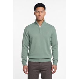 Gant Herren Troyer &raquo;CASUAL COTTON HALF ZIP&laquo; mit grafischer Logostickerei auf der Brust S
