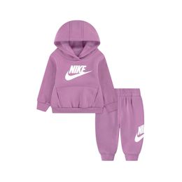 Nike Sportswear Jogginganzug 'CLUB FLEECE' M&auml;dchen Gr&ouml;&szlig;e 122 eosin / wei&szlig;