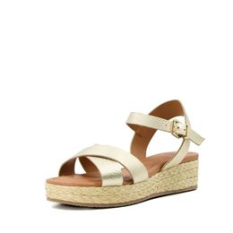 Dune London Sandale 'Linnie' Damen Gr&ouml;&szlig;e 40/40.5 gold