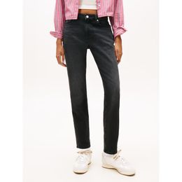 Tommy Jeans Damen Slim-fit-Jeans &raquo;TJLUCY MR SLIM&laquo; schwarz 32, L&auml;nge 32