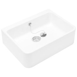 Villeroy & Boch Villeroy & Boch Sp&uuml;lbecken O.Novo 63210001 49,5 x 17 x 40 cm, mit &Uuml;berlauf, wei&szlig; alpin CeramicPlus