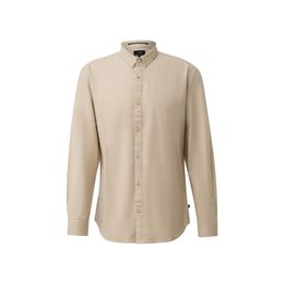 QS Button Up Shirt male size XL Beige