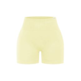 Smilodox Short Leggings ' Kalea ' Damen Gr&ouml;&szlig;e L gelb