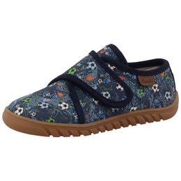 Lurchi Slippers boy size 33 Navy / Dusty blue / Green / White