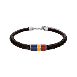 Fossil Bracelet 'Everett' male size One size Dark blue / Dark brown / Dark red / Silver