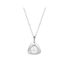 Gaya Kette Damen Gr&ouml;&szlig;e One Size silber / perlwei&szlig;