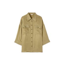 oltre Bluse Damen Gr&ouml;&szlig;e L/XL hellbraun