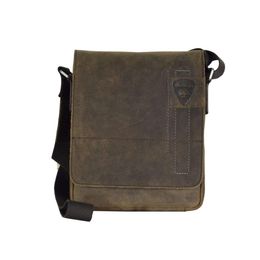 Strellson Umh&auml;ngetasche Richmond Messenger SV in Dark Brown | Gr.: onesize