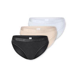 ELLE Slip Damen Gr&ouml;&szlig;e M nude / schwarz / wei&szlig;