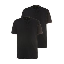 JP1880 Shirt Herren Gr&ouml;&szlig;e 8XL Gro&szlig;e Gr&ouml;&szlig;en schwarz