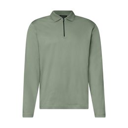 Street One Men Langarm Poloshirt mit Zipperdetail Herren Gr&ouml;&szlig;e XXL gr&uuml;n
