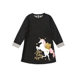 Denokids Kleid 'Unicorn Wings' M&auml;dchen Gr&ouml;&szlig;e 104 gold / rosa / schwarz / wei&szlig;