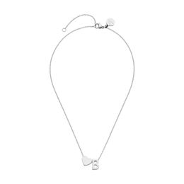 PURELEI Kette 'Letter Heart B' Damen Gr&ouml;&szlig;e 50 / 55cm silber