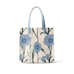 Ted Baker Shopper 'TIPCON' Damen Gr&ouml;&szlig;e One Size creme / hellblau / gr&uuml;n