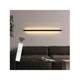 ZMH Wandleuchte LED in schwarz moderne 3000-6500K dimmbar 15W L 100CM | Gr.: onesize