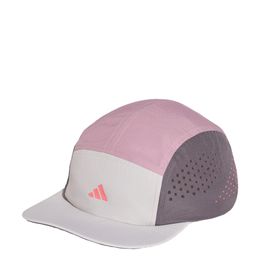adidas Performance Athletic Cap 'RUN 5-PANEL CLIMACOOL' male size 54/55 Stone / Rose / Light red