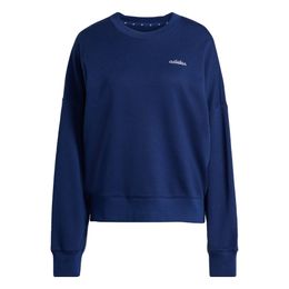 adidas Sportswear Sportsweatshirt 'Seasonal Essentials' Damen Gr&ouml;&szlig;e XXXS/XXS dunkelblau / wei&szlig;