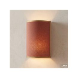 home24 Wandleuchte ZAHA mit Akku-Leuchtmittel in Braun | Gr.: onesize