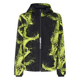 Plein Sport Jacke Herren Gr&ouml;&szlig;e S limette / schwarz Sommerjacke