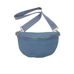 SAMAYA Topangesagte Tasche 'Keely', mit zus&auml;tzlichem Fach auf R&uuml;ckseite Damen Gr&ouml;&szlig;e One Size hellblau
