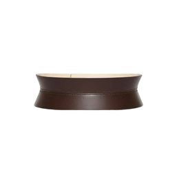 Haute Cuir G&uuml;rtel 'Slim Sablier Corset Belt' Damen Gr&ouml;&szlig;e 80/85 dunkelbraun