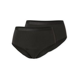 Schiesser Slip ' Periodenslip Secret Care ' Damen Gr&ouml;&szlig;e M/L schwarz