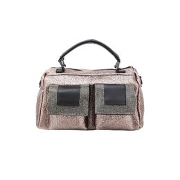 NAEMI Handtasche Damen Gr&ouml;&szlig;e One Size rosegold / dunkelgrau / silber
